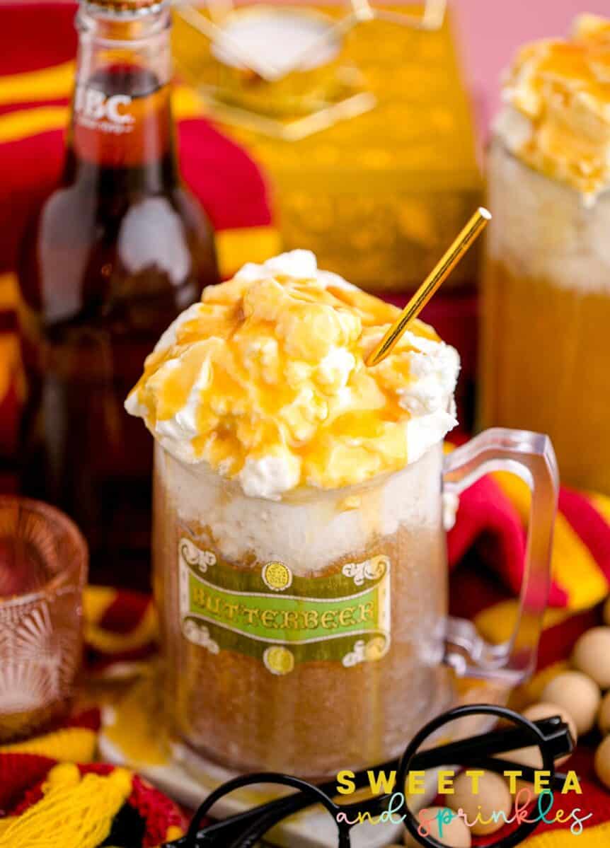 Homemade Butterbeer - Sweet Tea and Sprinkles