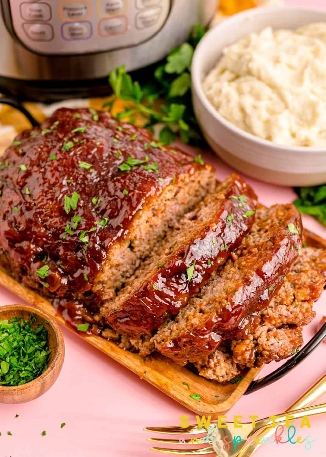 Perfectly Easy Instant Pot Meatloaf - Sweet Tea and Sprinkles