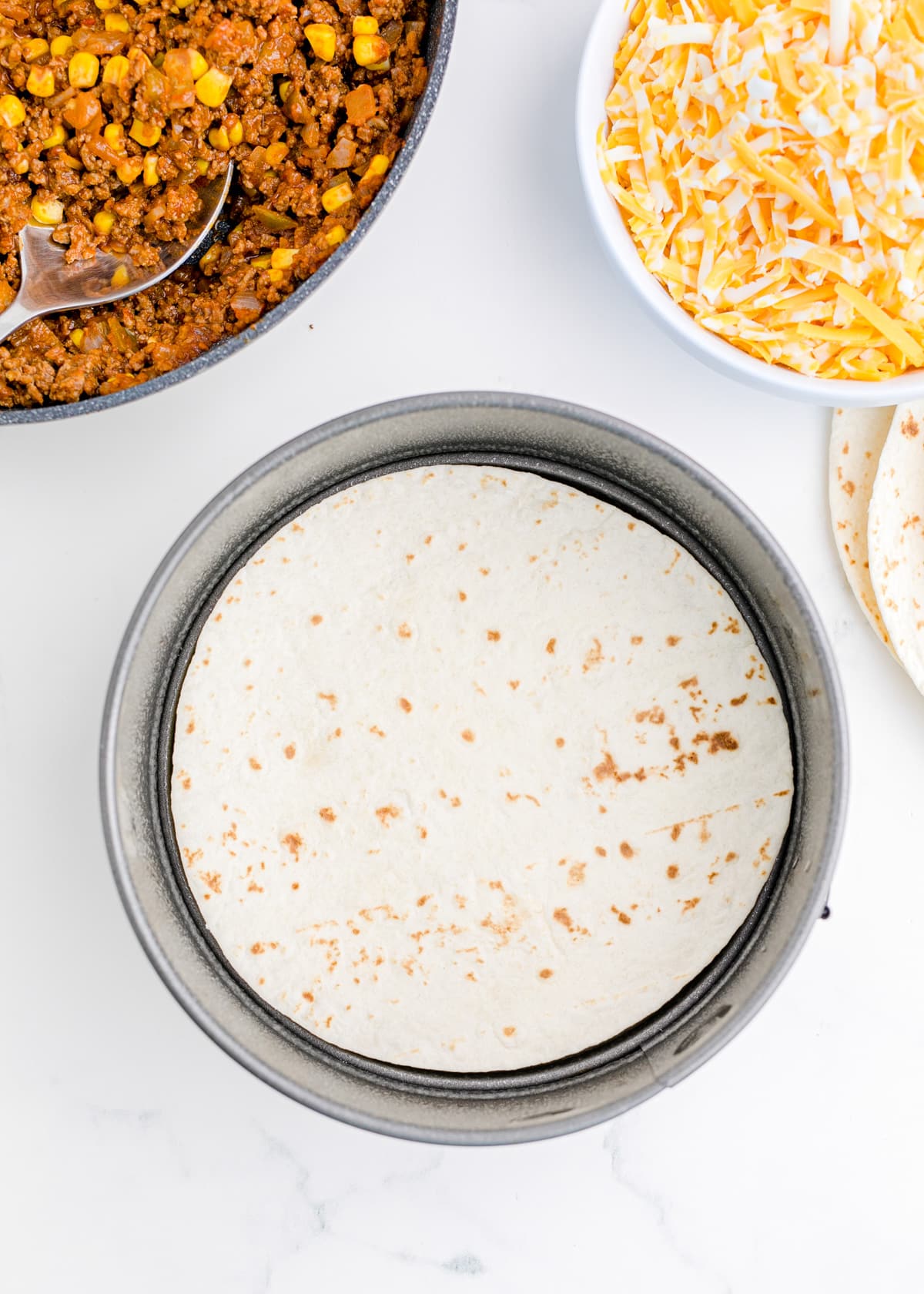 Layered Taco Pie - Sweet Tea and Sprinkles