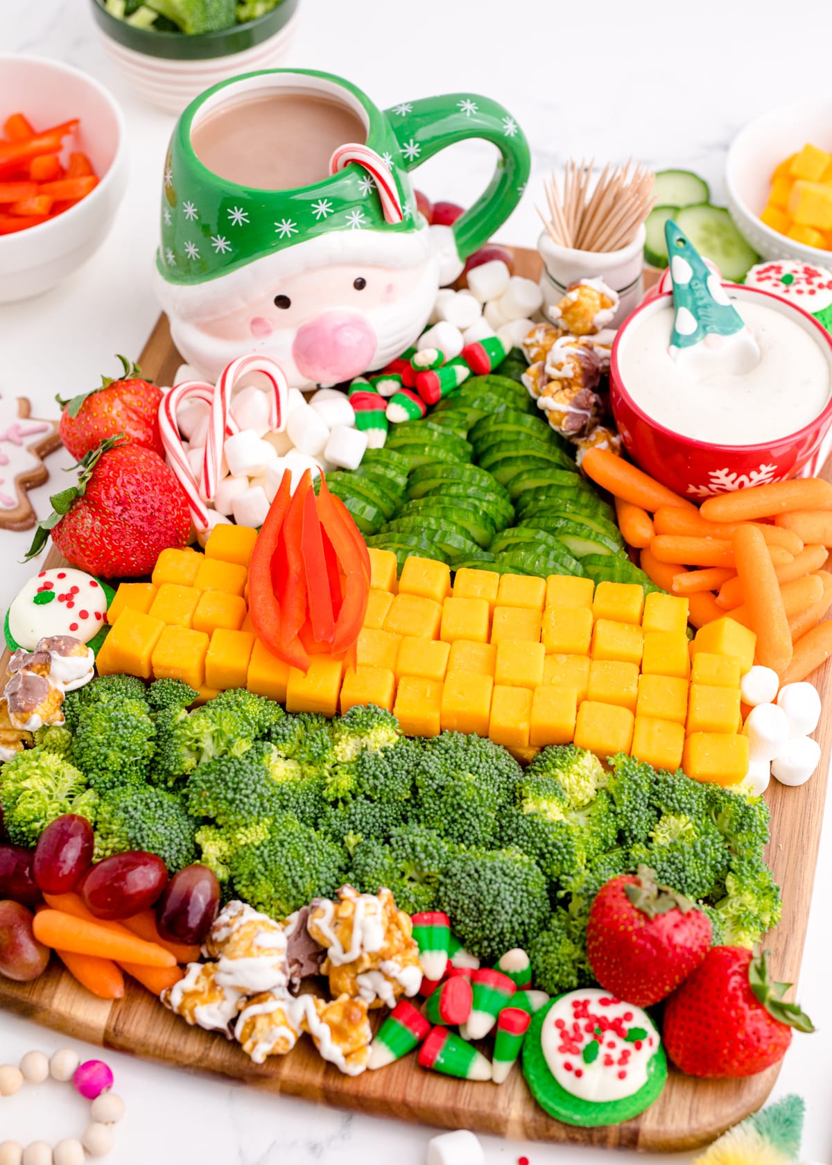 Buddy The Elf Charcuterie Board - Sweet Tea and Sprinkles