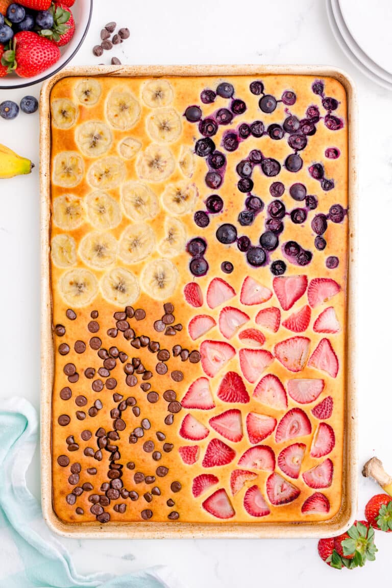 Sheet Pan Pancakes - Sweet Tea and Sprinkles