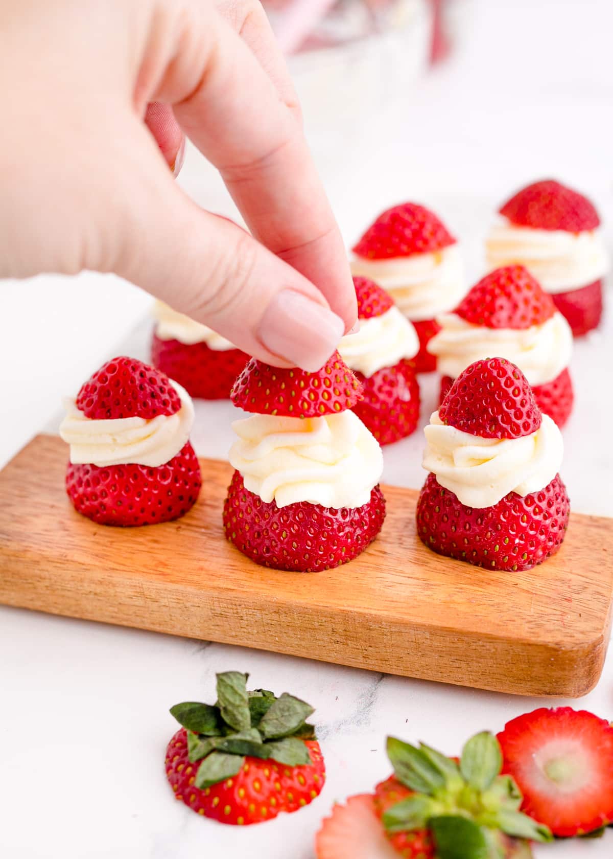 Strawberry Santas - Sweet Tea and Sprinkles