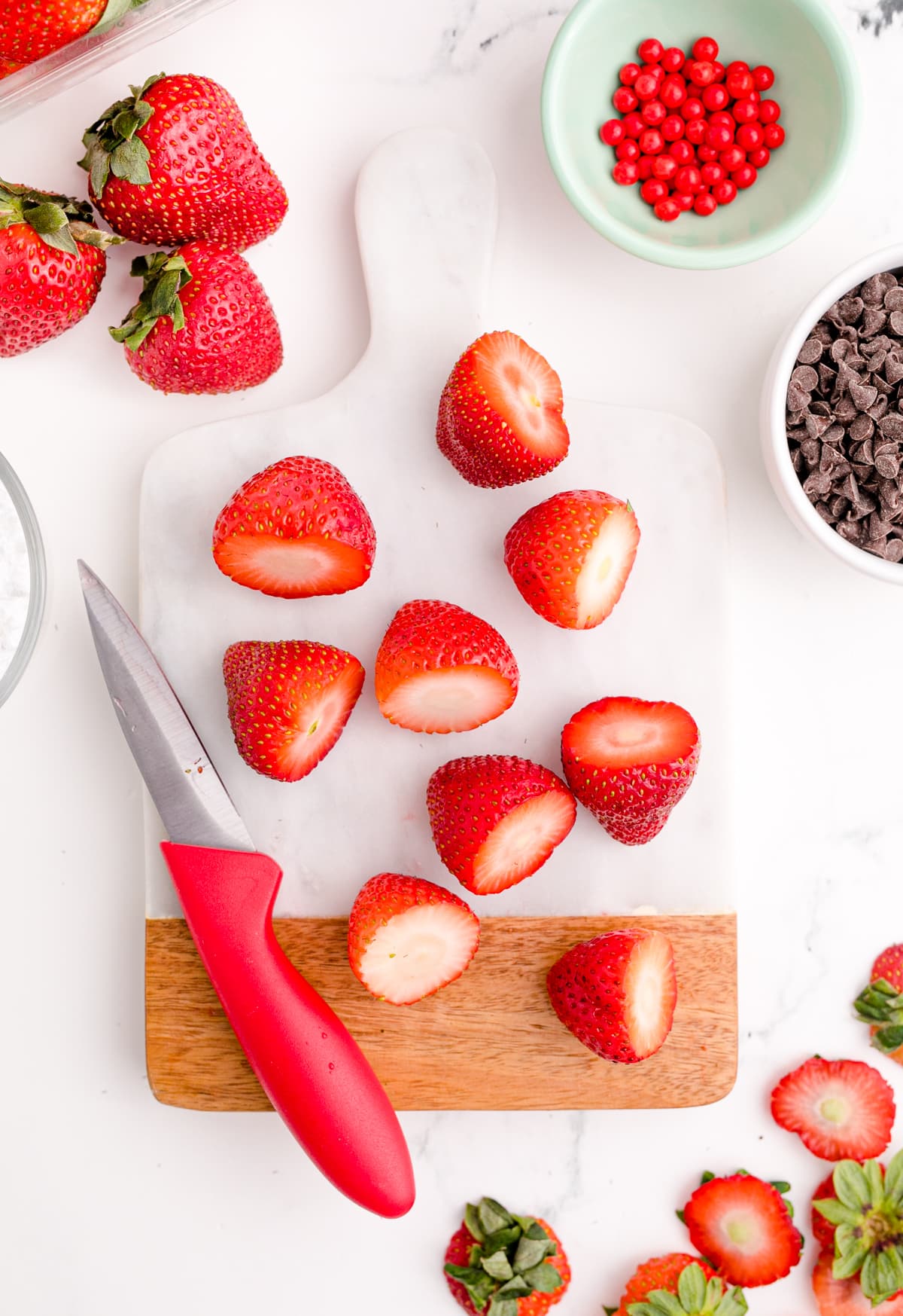 Strawberry Santas - Sweet Tea and Sprinkles