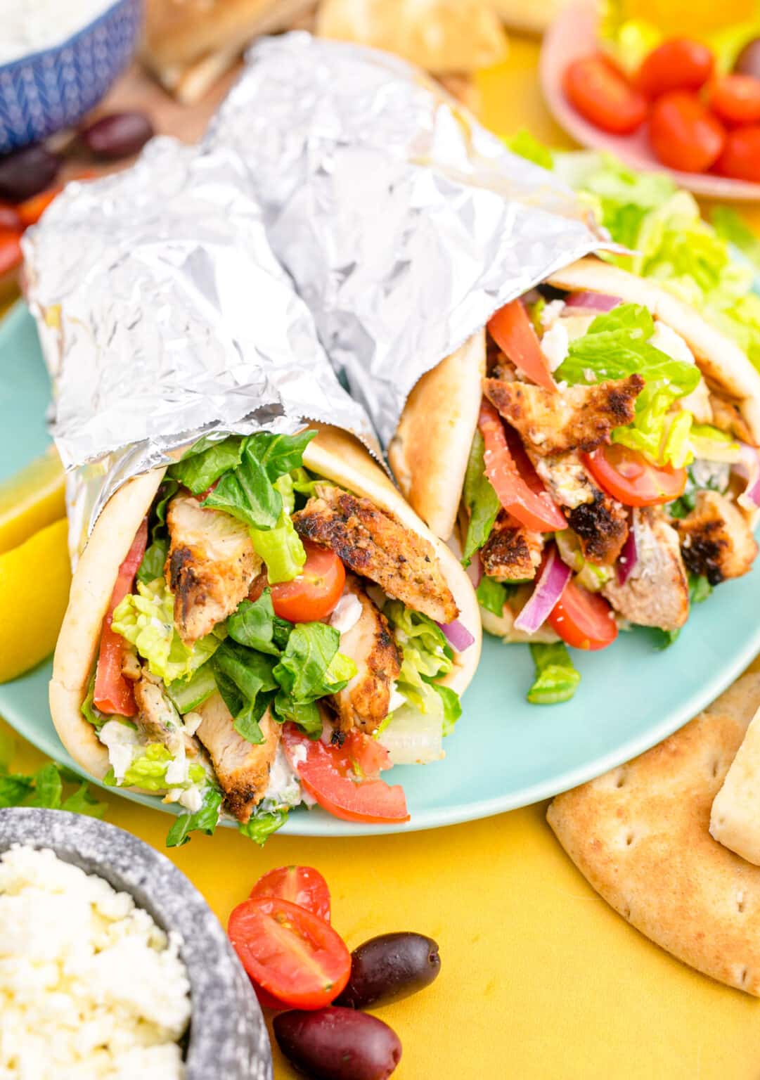 The Best Chicken Gyro Recipe - Sweet Tea and Sprinkles