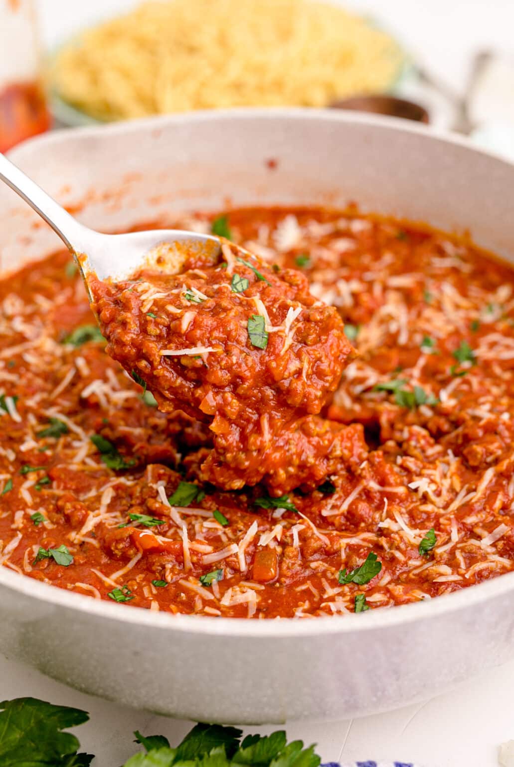 How to Make Thick Spaghetti Sauce - Sweet Tea and Sprinkles