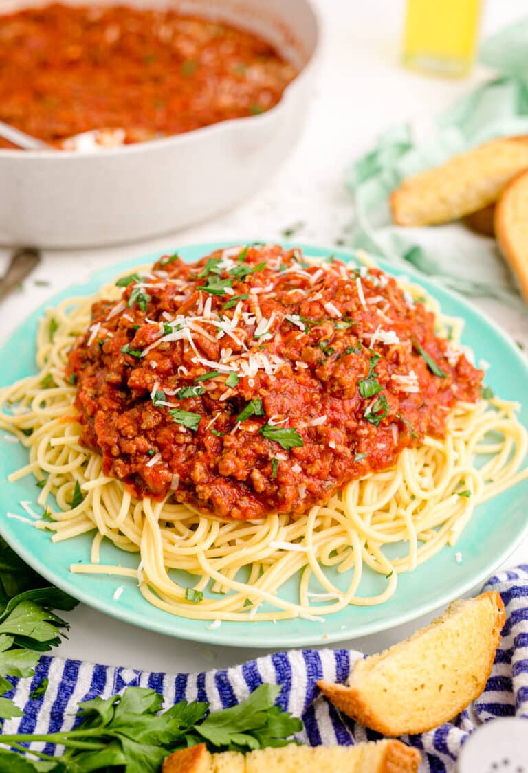 How to Make Thick Spaghetti Sauce - Sweet Tea and Sprinkles