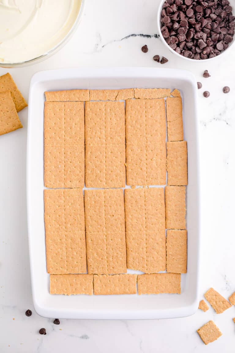 Easy Ice Box Eclair Cake - Sweet Tea and Sprinkles