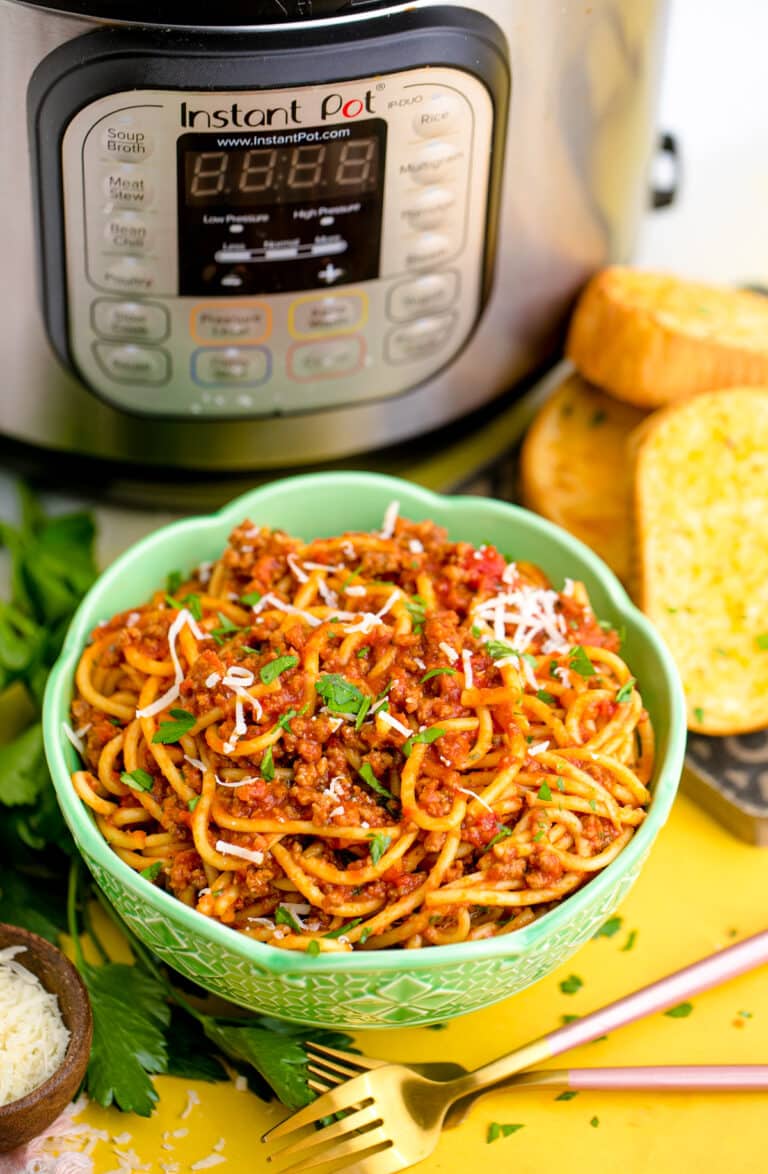 Easy Instant Pot Spaghetti - Sweet Tea and Sprinkles