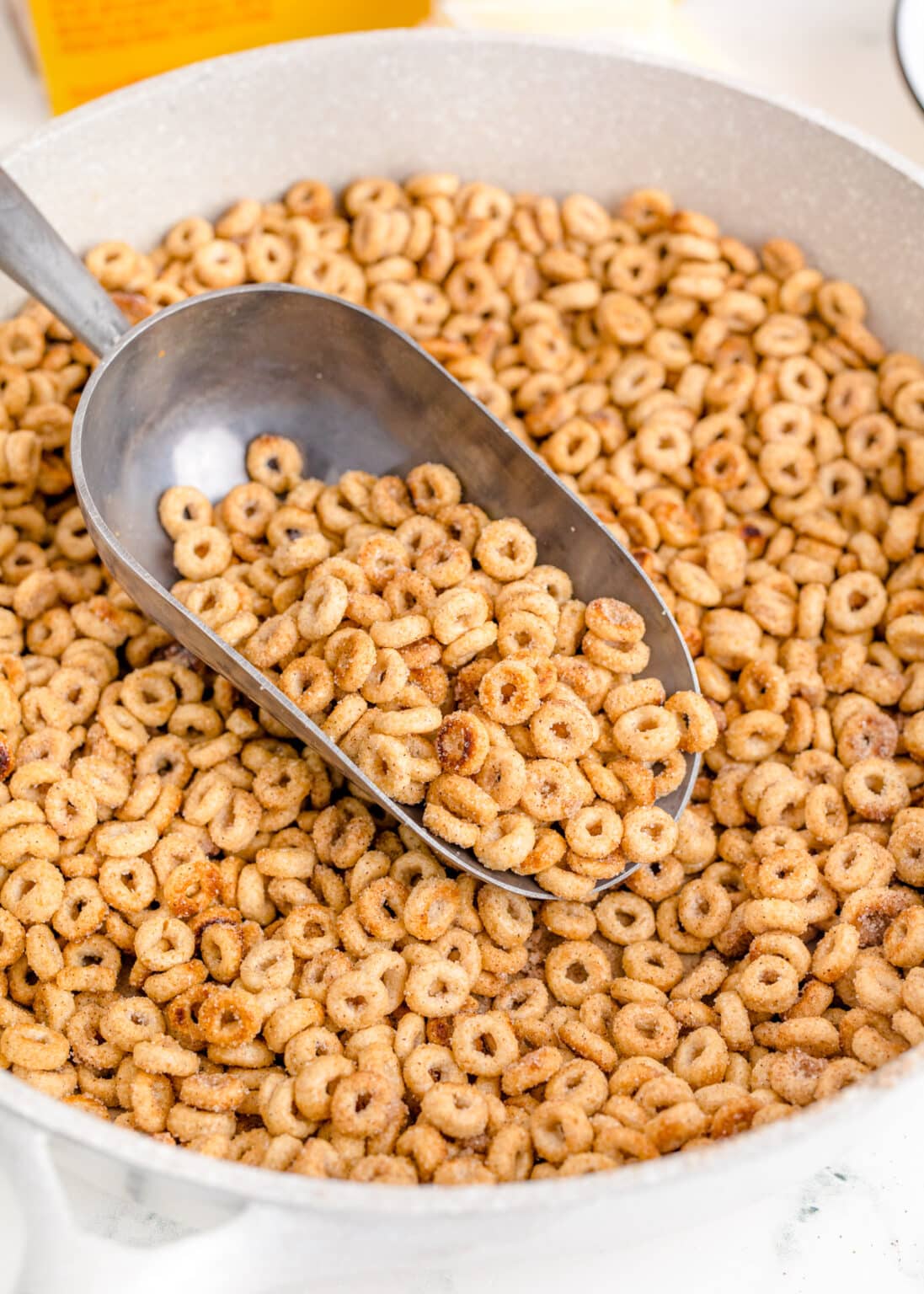 Mini Donut Hot Buttered Cheerios - Sweet Tea and Sprinkles