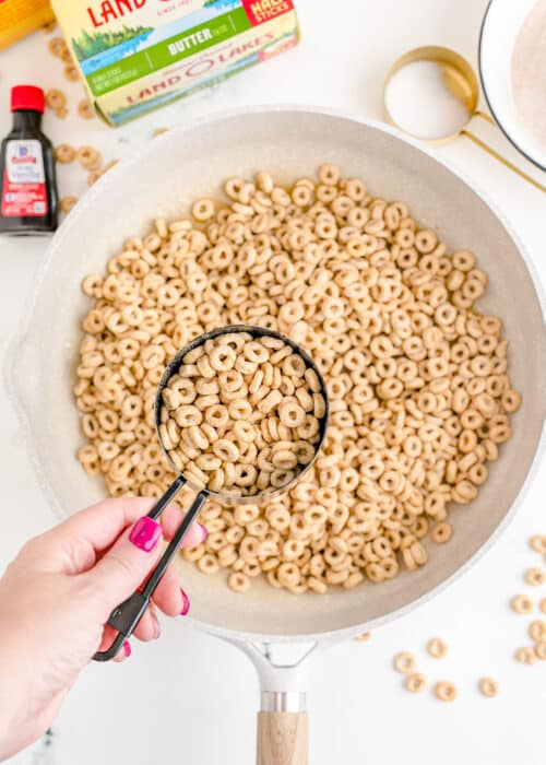 Mini Donut Hot Buttered Cheerios - Sweet Tea and Sprinkles