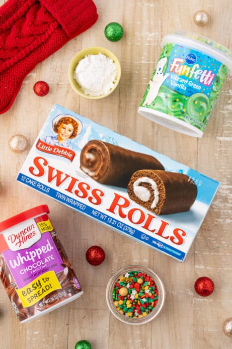 Mini Yule Logs - Sweet Tea and Sprinkles