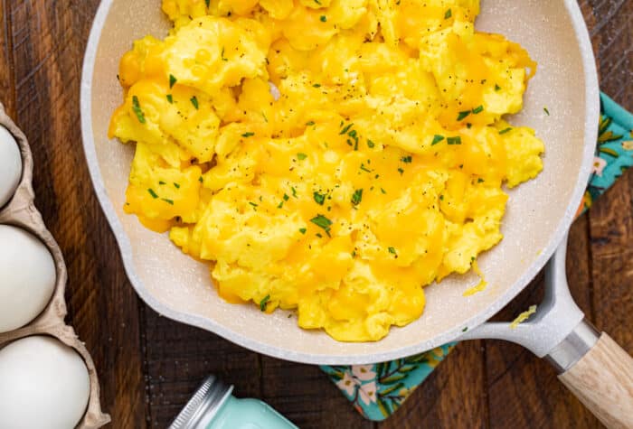 Fluffiest Scrambled Eggs - Sweet Tea and Sprinkles