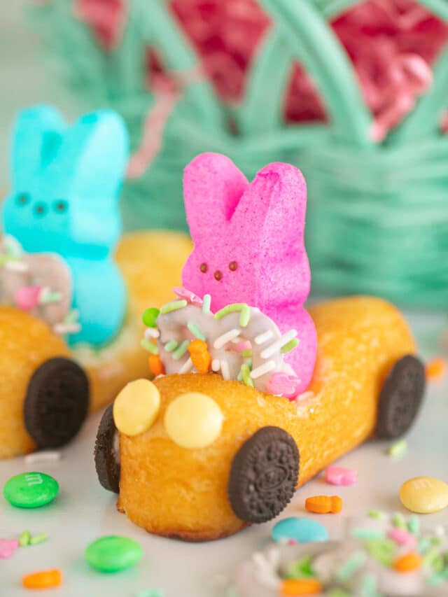 Peeps Easter Bunny Twinkie Cars - Sweet Tea and Sprinkles