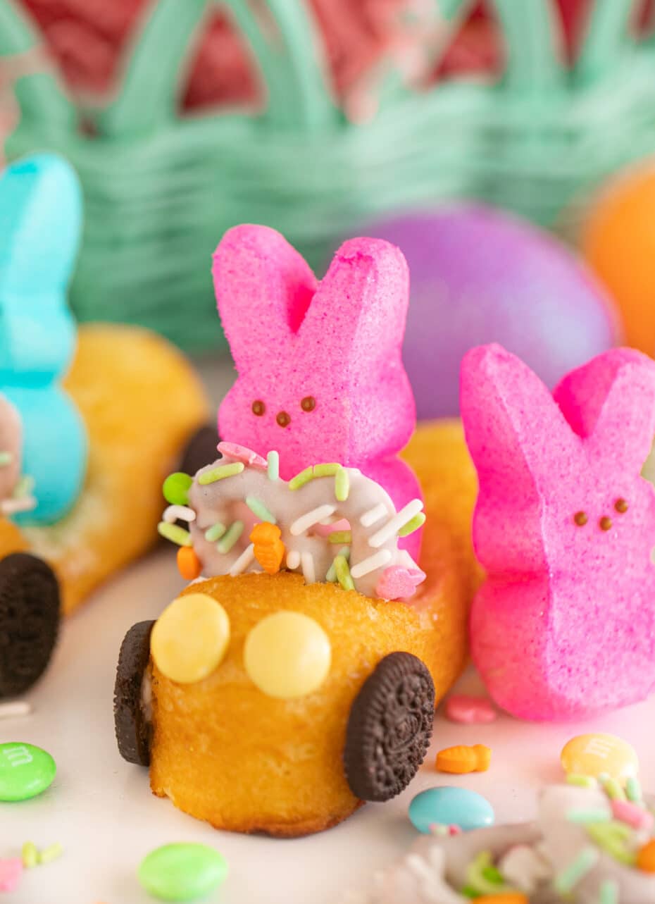 Peeps Easter Bunny Twinkie Cars - Sweet Tea and Sprinkles