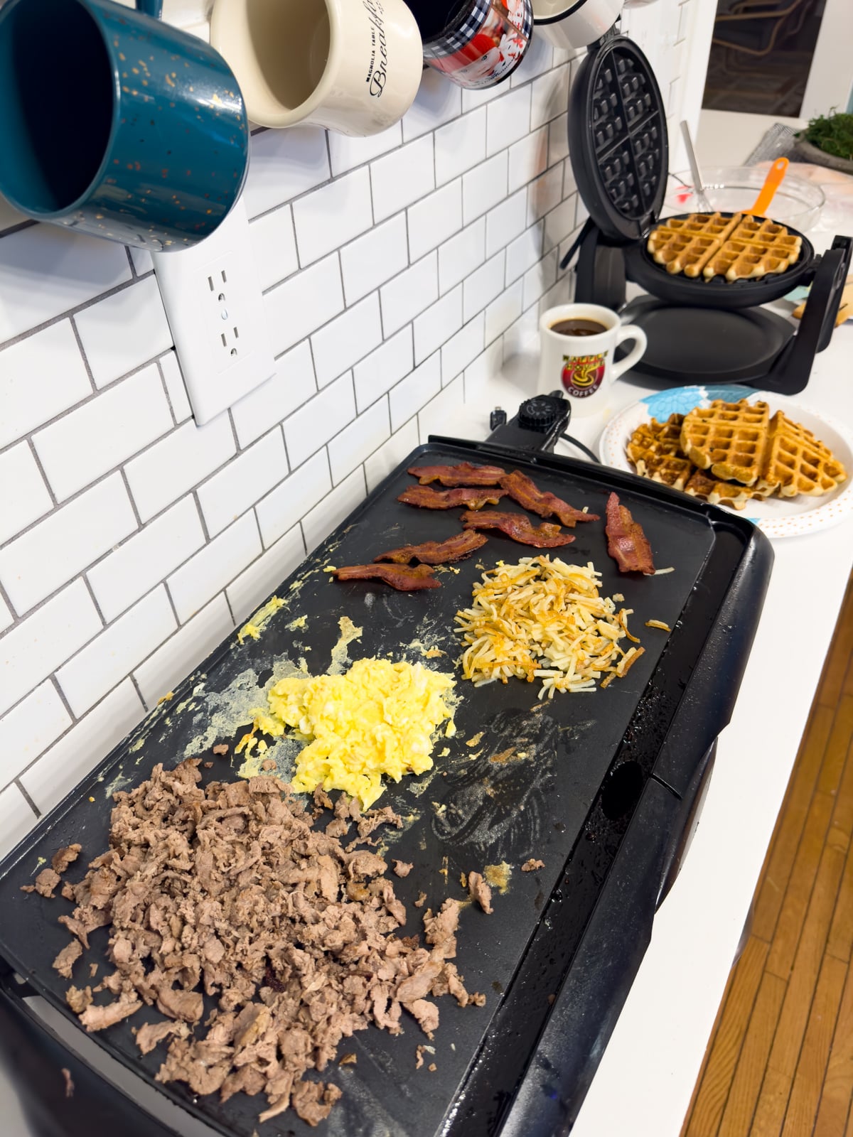 Viral Waffle House Sandwich Sweet Tea And Sprinkles