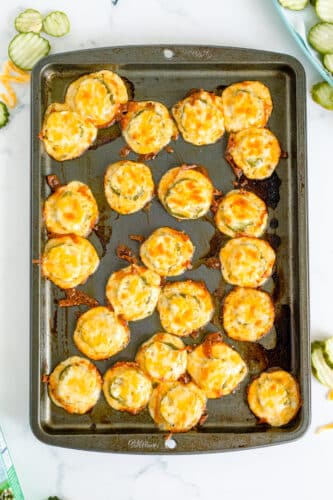 Cheesy Pickle Chips - Sweet Tea and Sprinkles