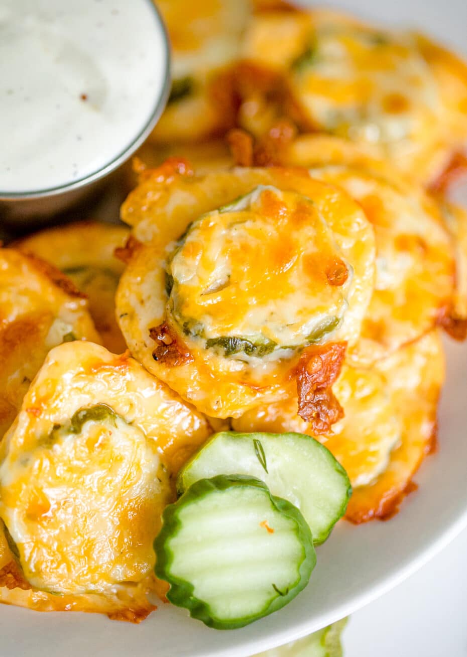 Cheesy Pickle Chips - Sweet Tea and Sprinkles Cheesy Pickle Chips - Sweet Tea and Sprinkles