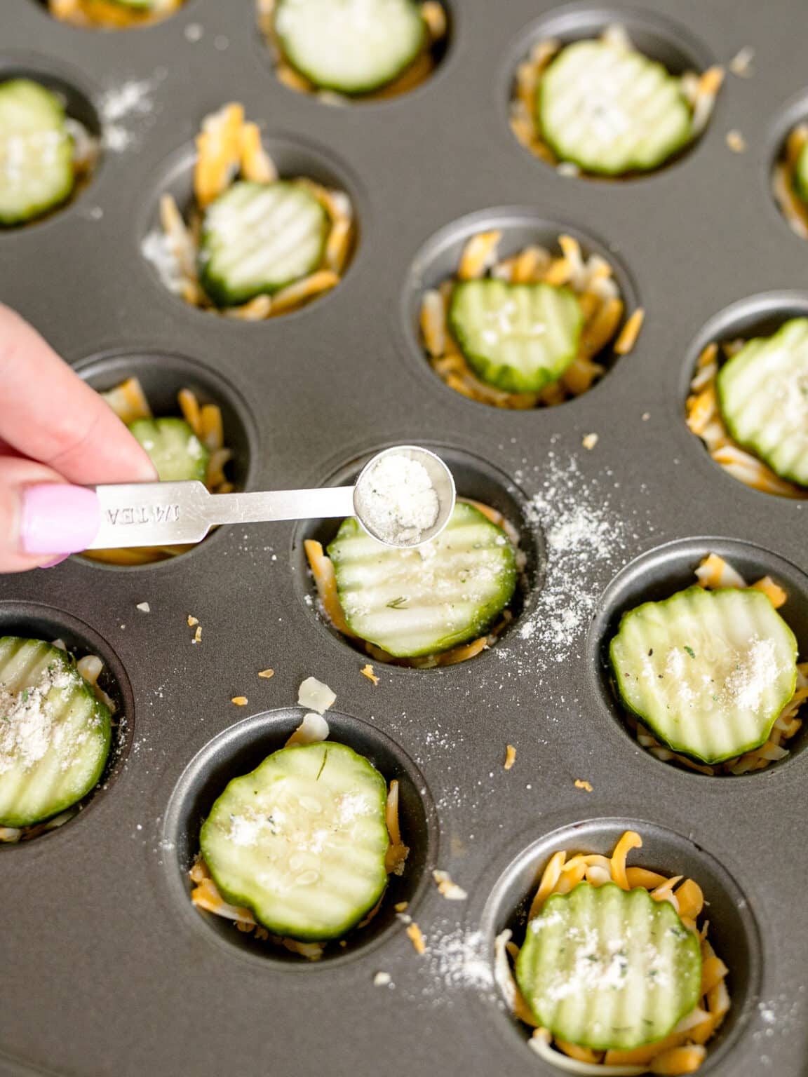 Cheesy Pickle Chips - Sweet Tea and Sprinkles