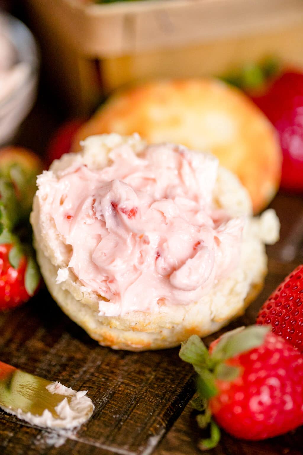 Whipped Strawberry Butter - Sweet Tea and Sprinkles