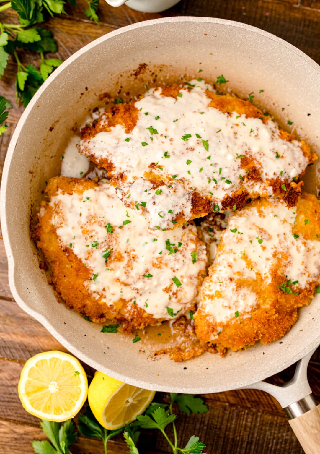 Crispy Chicken Costoletta (Cheesecake Factory Copycat) - Sweet Tea and ...