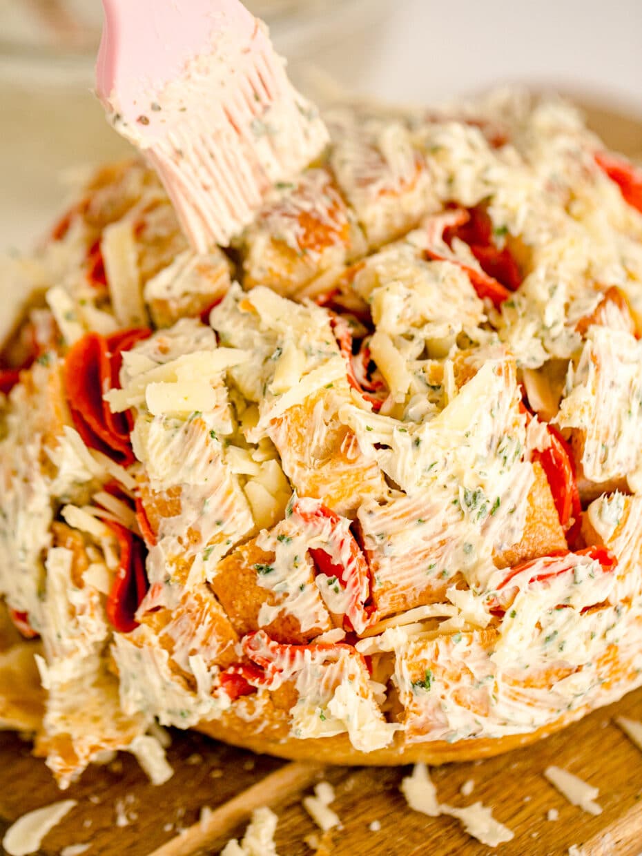 Pull Apart Pizza Bread - Sweet Tea and Sprinkles