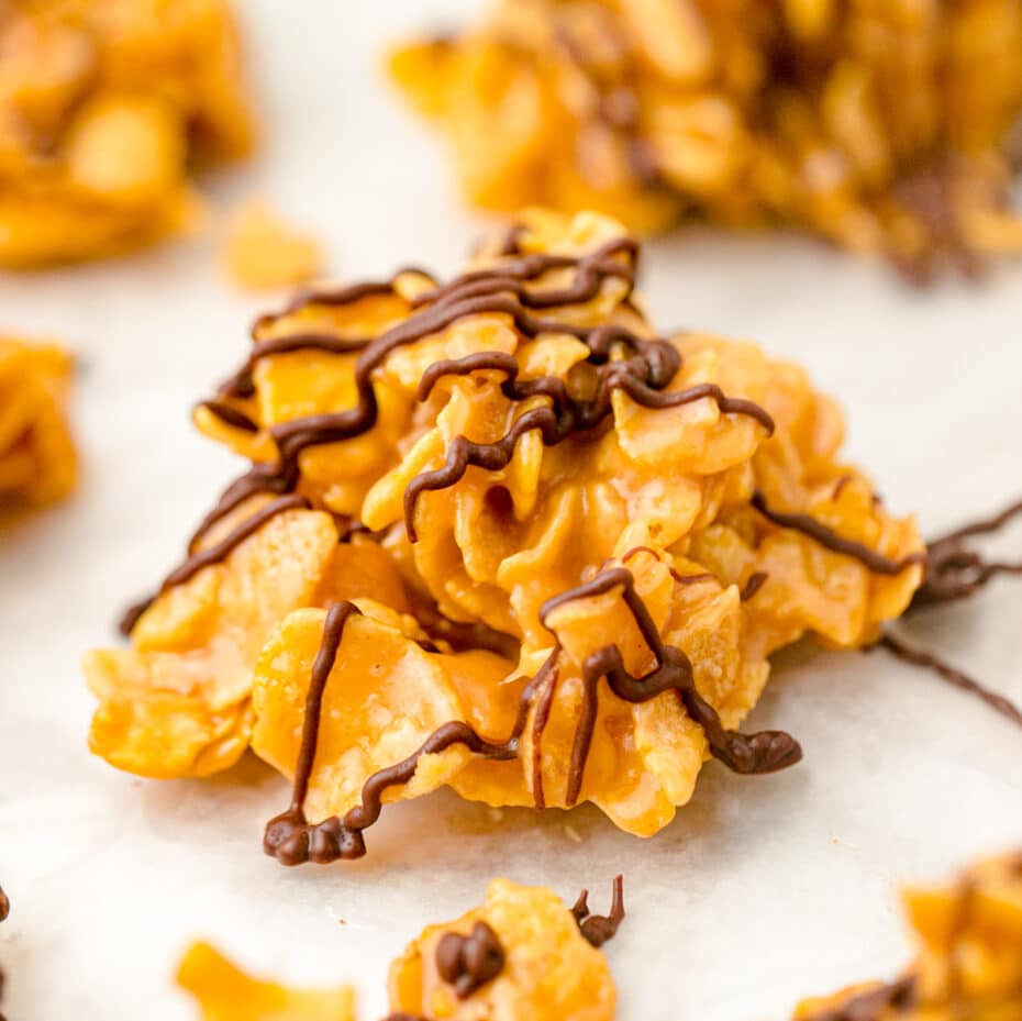Peanut Butter Cornflake Cookies - Sweet Tea and Sprinkles