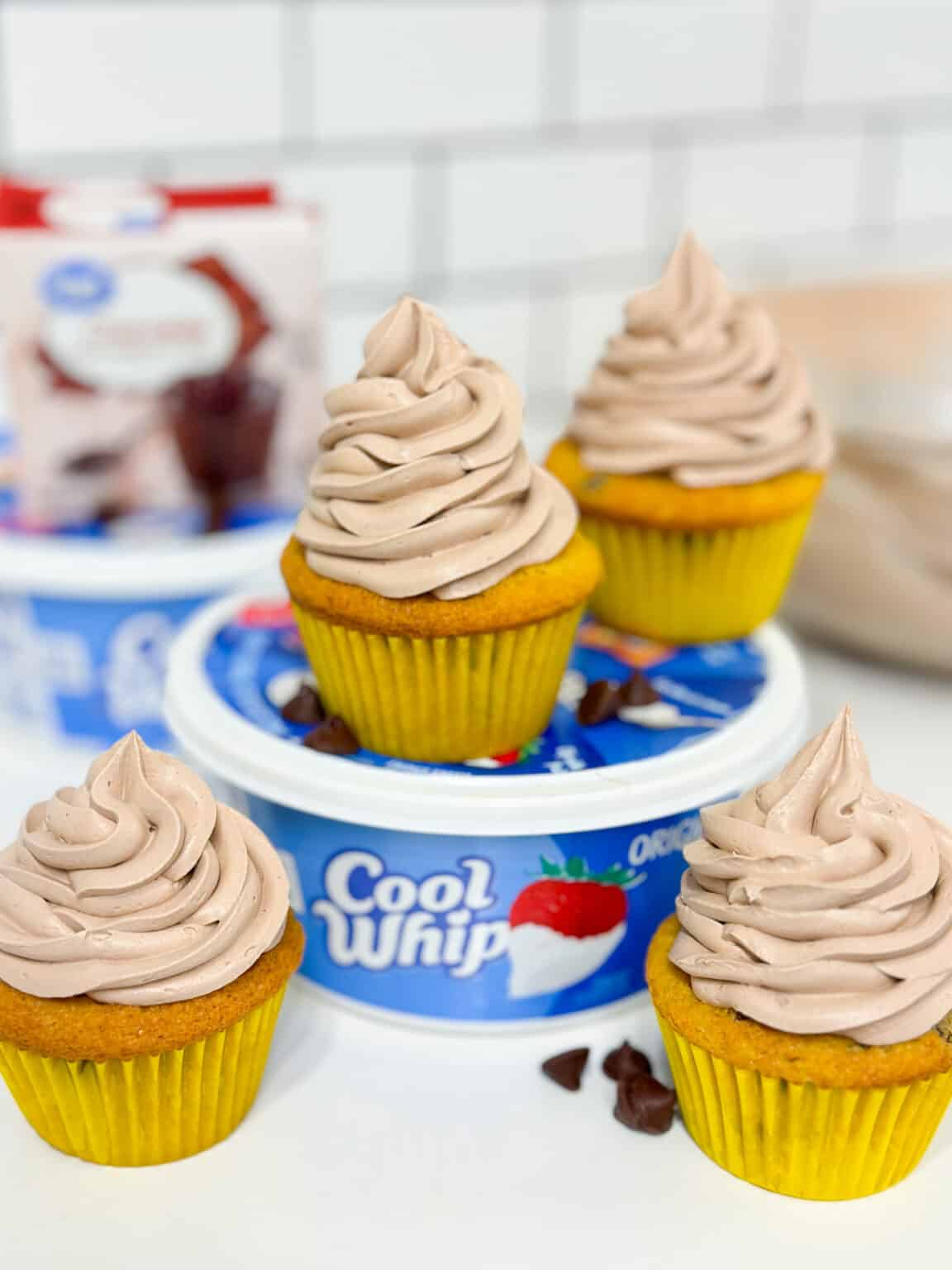 Chocolate Cool Whip Frosting - Sweet Tea and Sprinkles