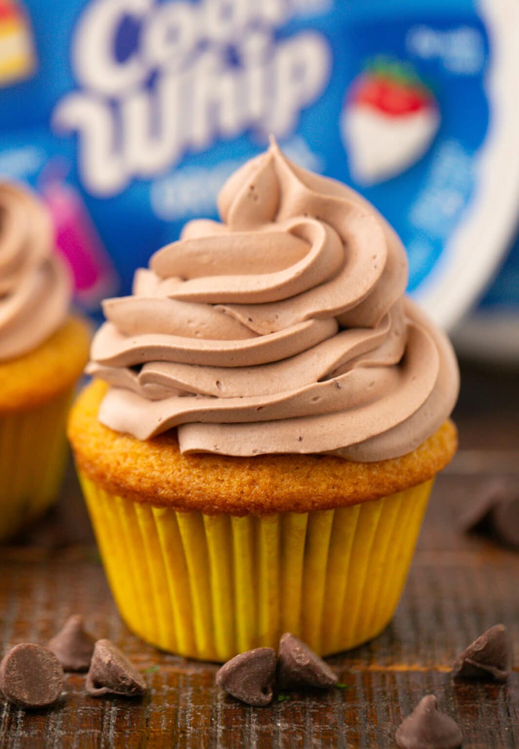 Chocolate Cool Whip Frosting - Sweet Tea and Sprinkles