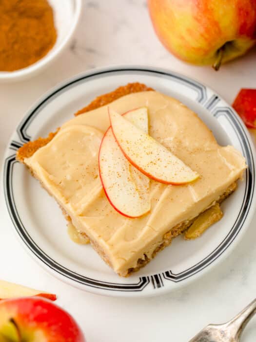 Caramel Apple Sheet Cake - Sweet Tea and Sprinkles