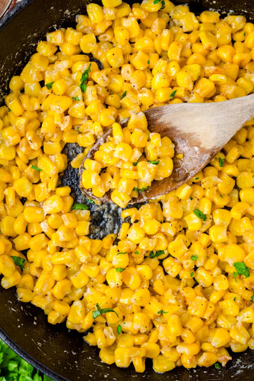 Honey Butter Skillet Corn - Sweet Tea and Sprinkles