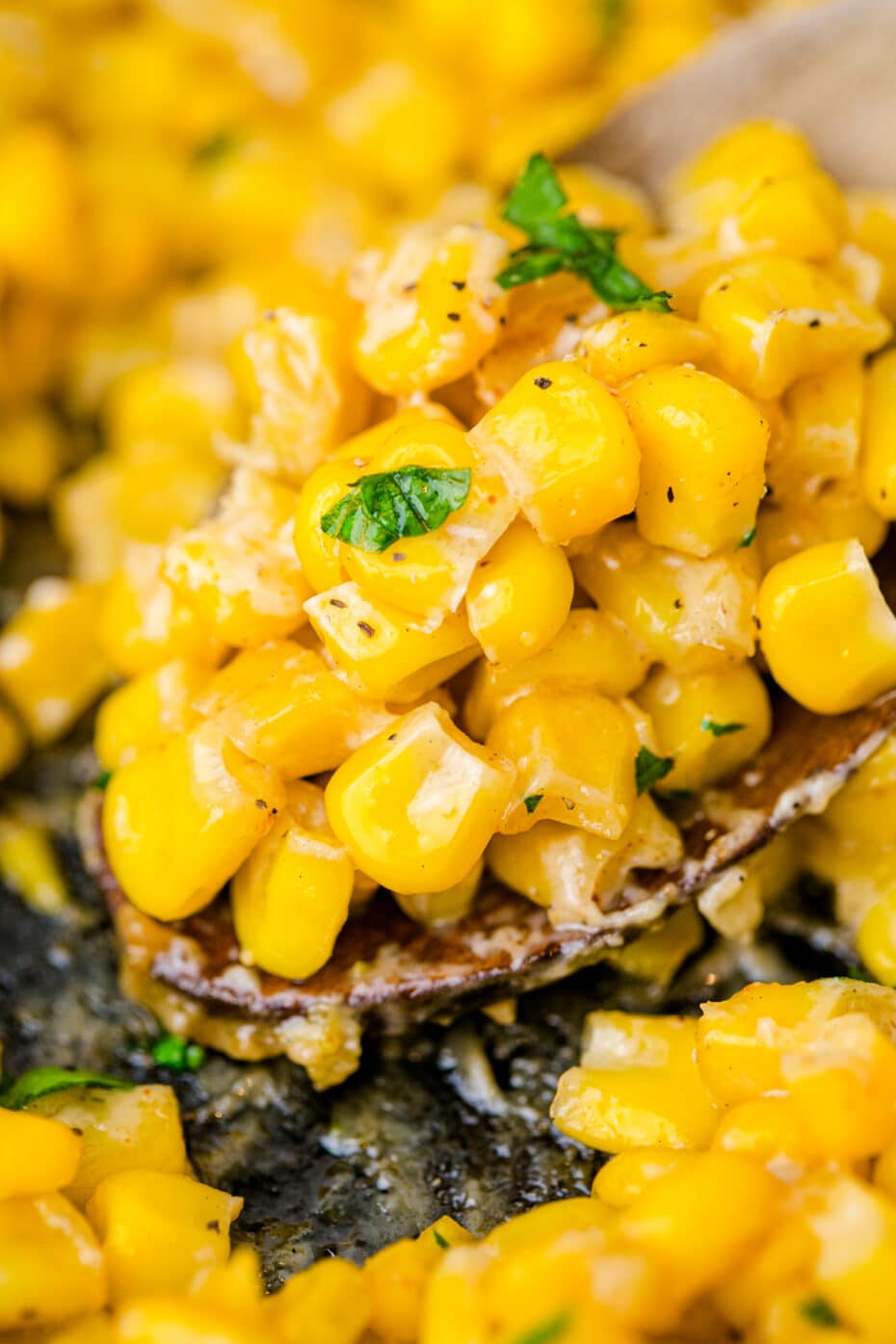 Honey Butter Skillet Corn - Sweet Tea and Sprinkles