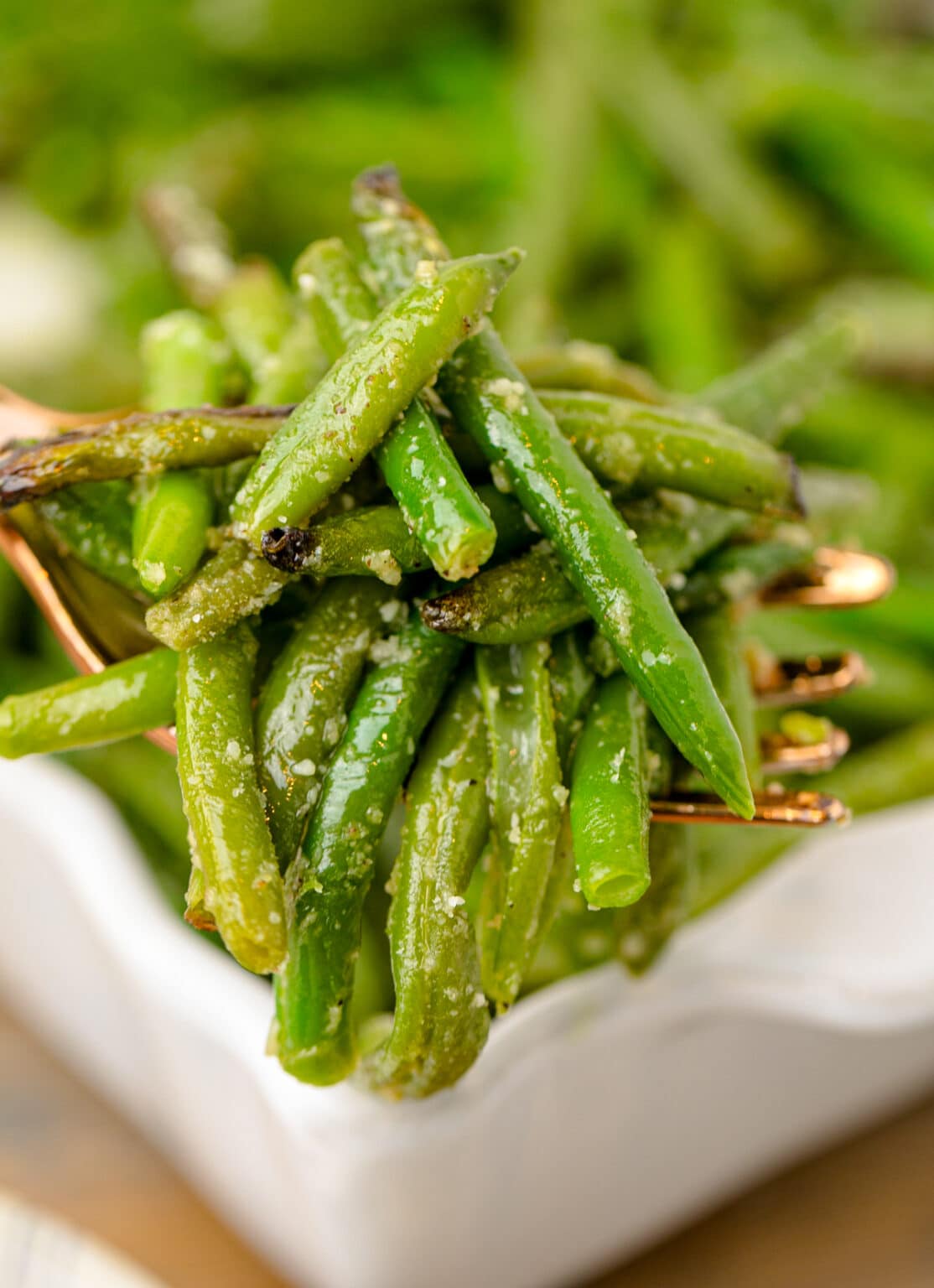 Parmesan Baked Green Beans - Sweet Tea and Sprinkles
