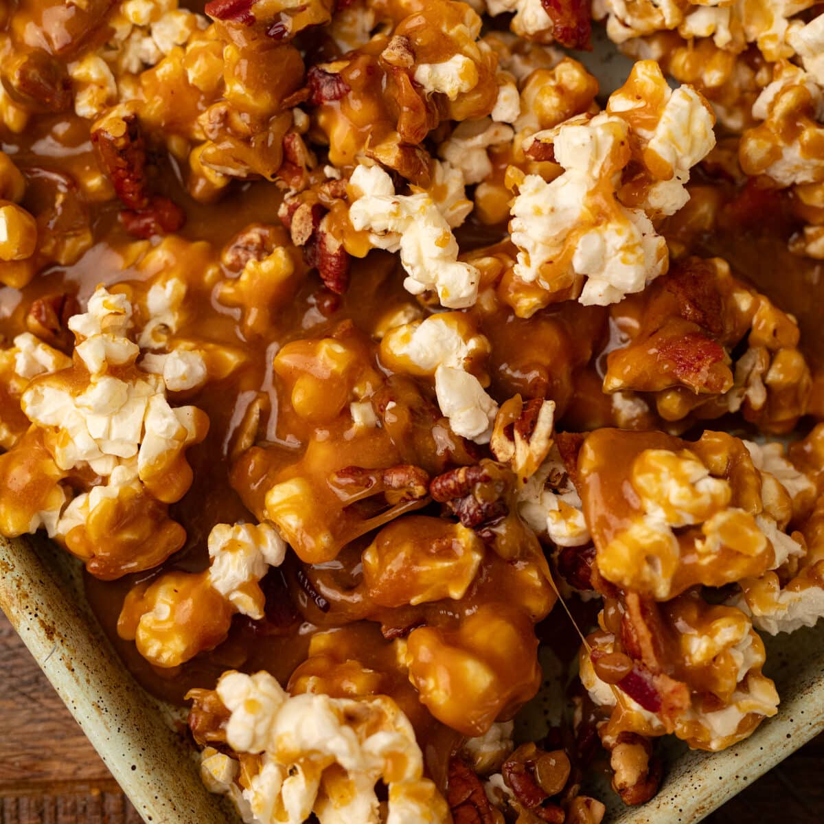 Caramel Bacon Popcorn - Sweet Tea and Sprinkles