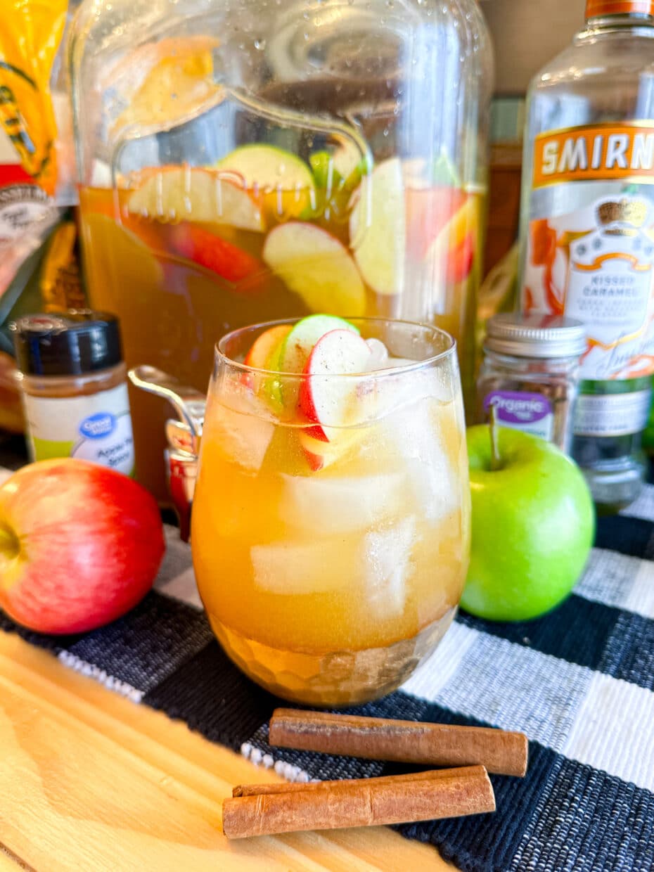 Caramel Apple Cider Jungle Juice - Sweet Tea and Sprinkles