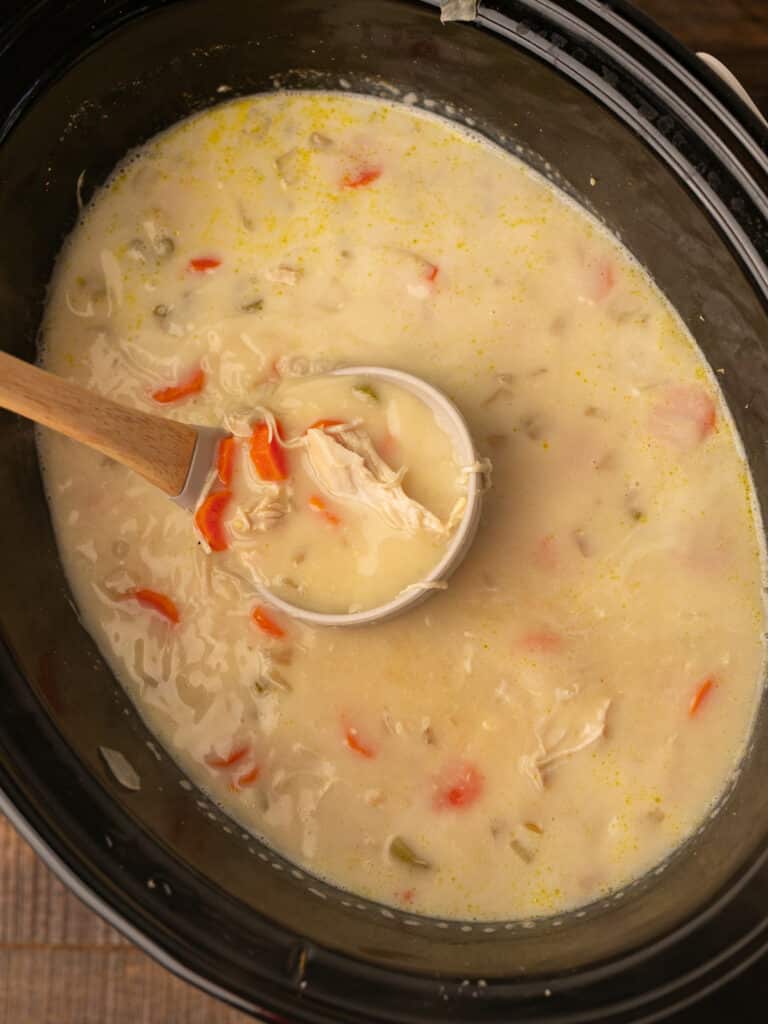Crockpot Chicken Noodle Soup - Sweet Tea and Sprinkles
