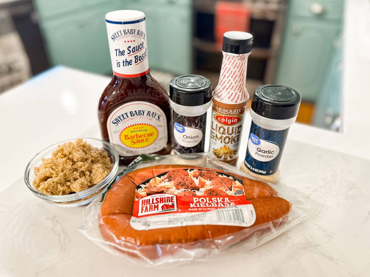 Baked BBQ Sausages - Sweet Tea and Sprinkles