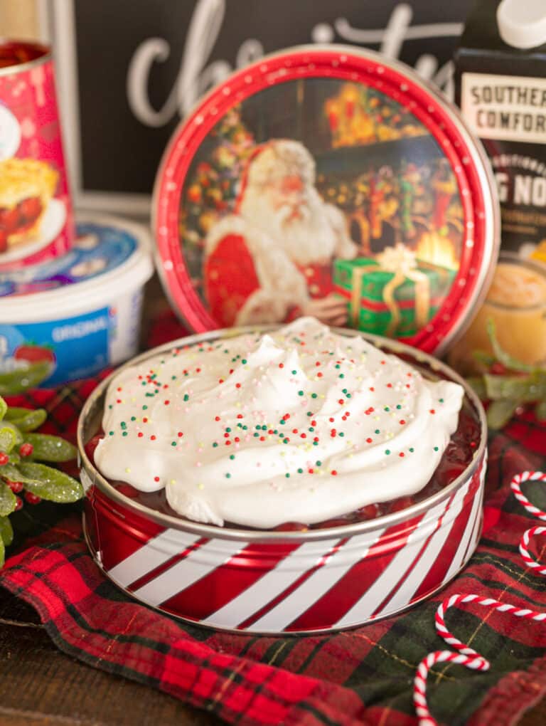 Cookie Tin Cake - Sweet Tea and Sprinkles
