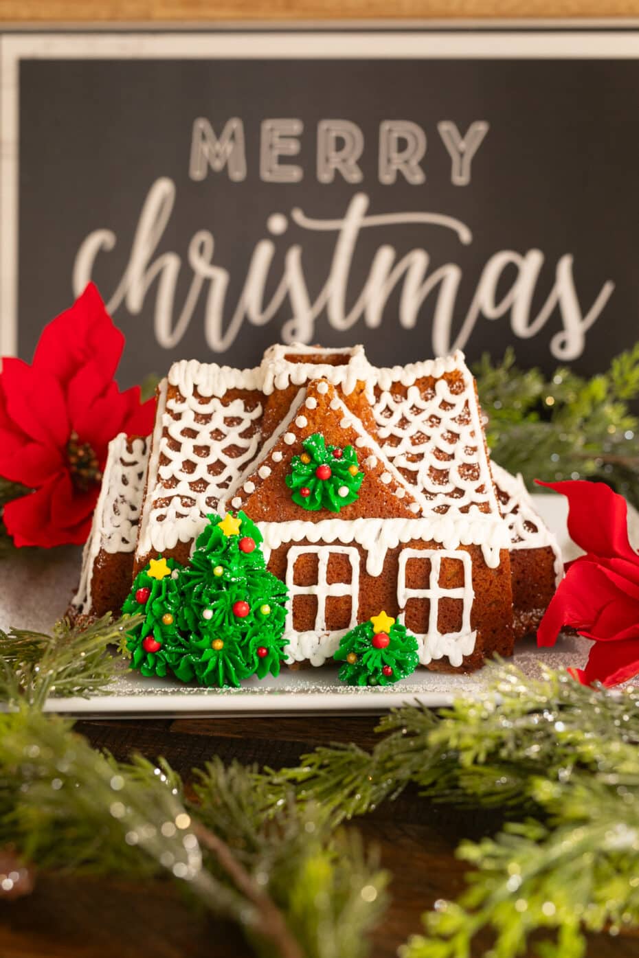 Gingerbread House Cake - Sweet Tea and Sprinkles