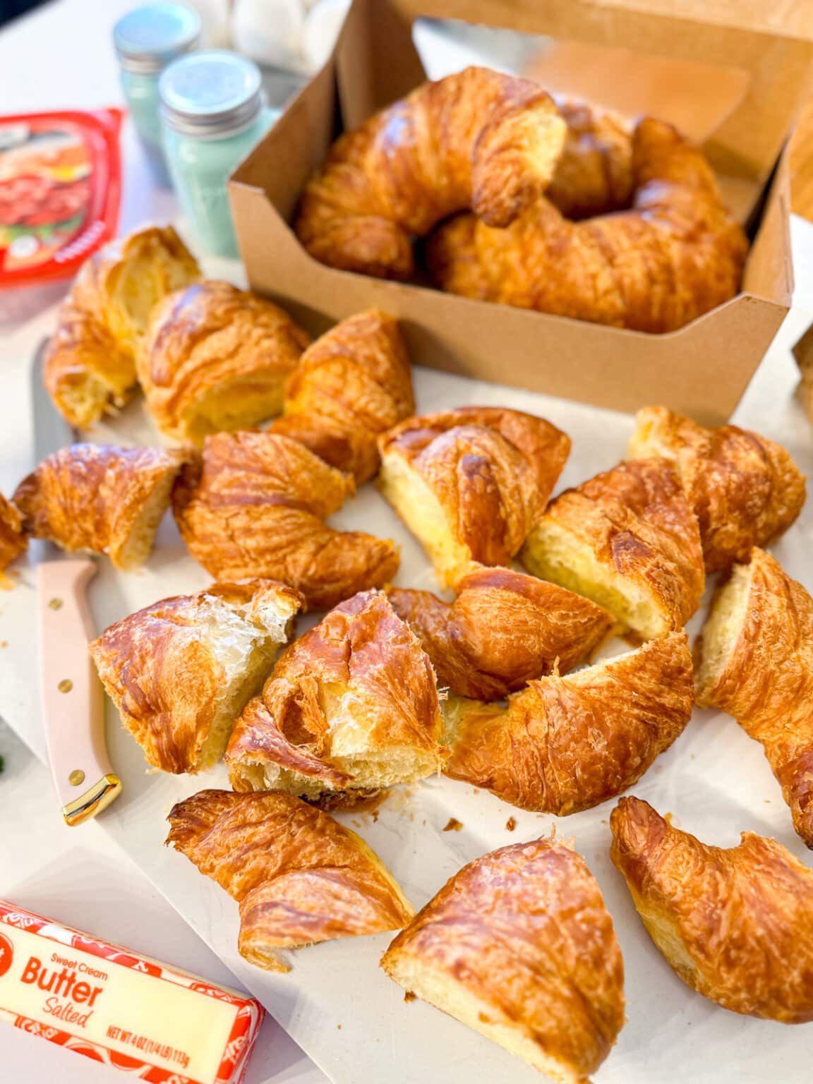 Ham & Swiss Croissant Bake - Sweet Tea and Sprinkles