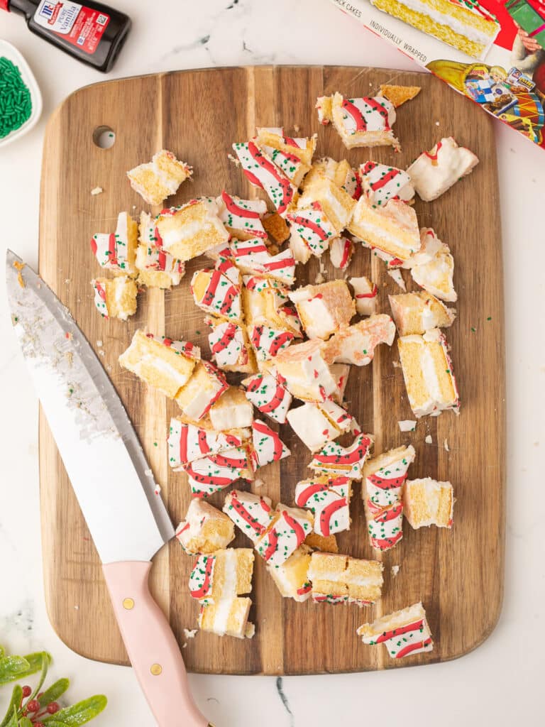 Little Debbie Christmas Tree Dip Snack Board - Sweet Tea and Sprinkles