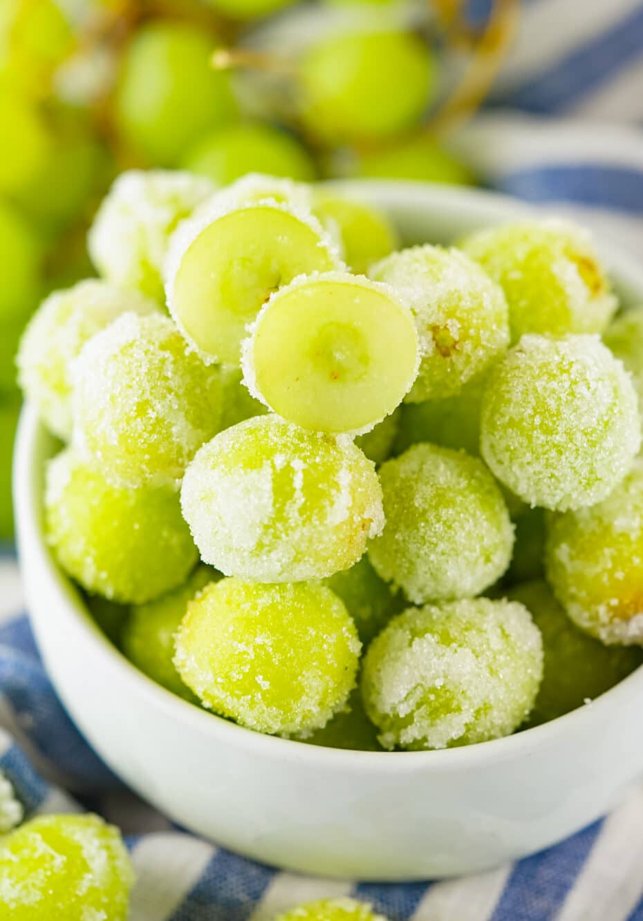 Sugared Champagne Grapes - Sweet Tea and Sprinkles