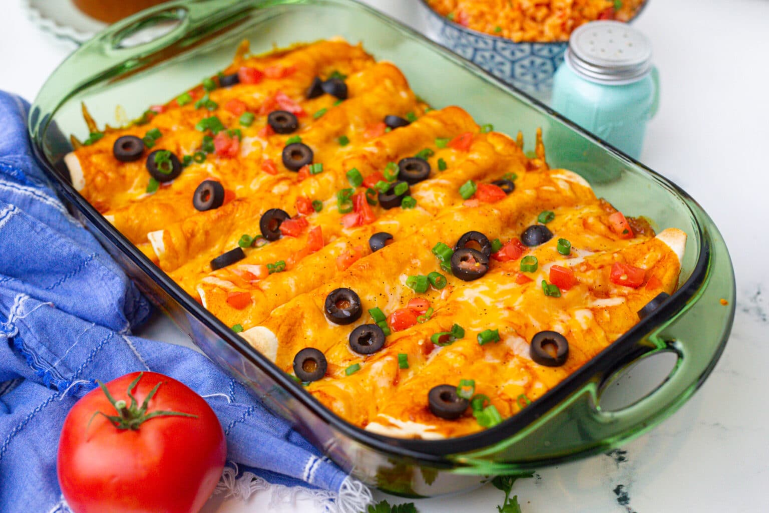 Cheesy Beef Enchiladas - Sweet Tea and Sprinkles