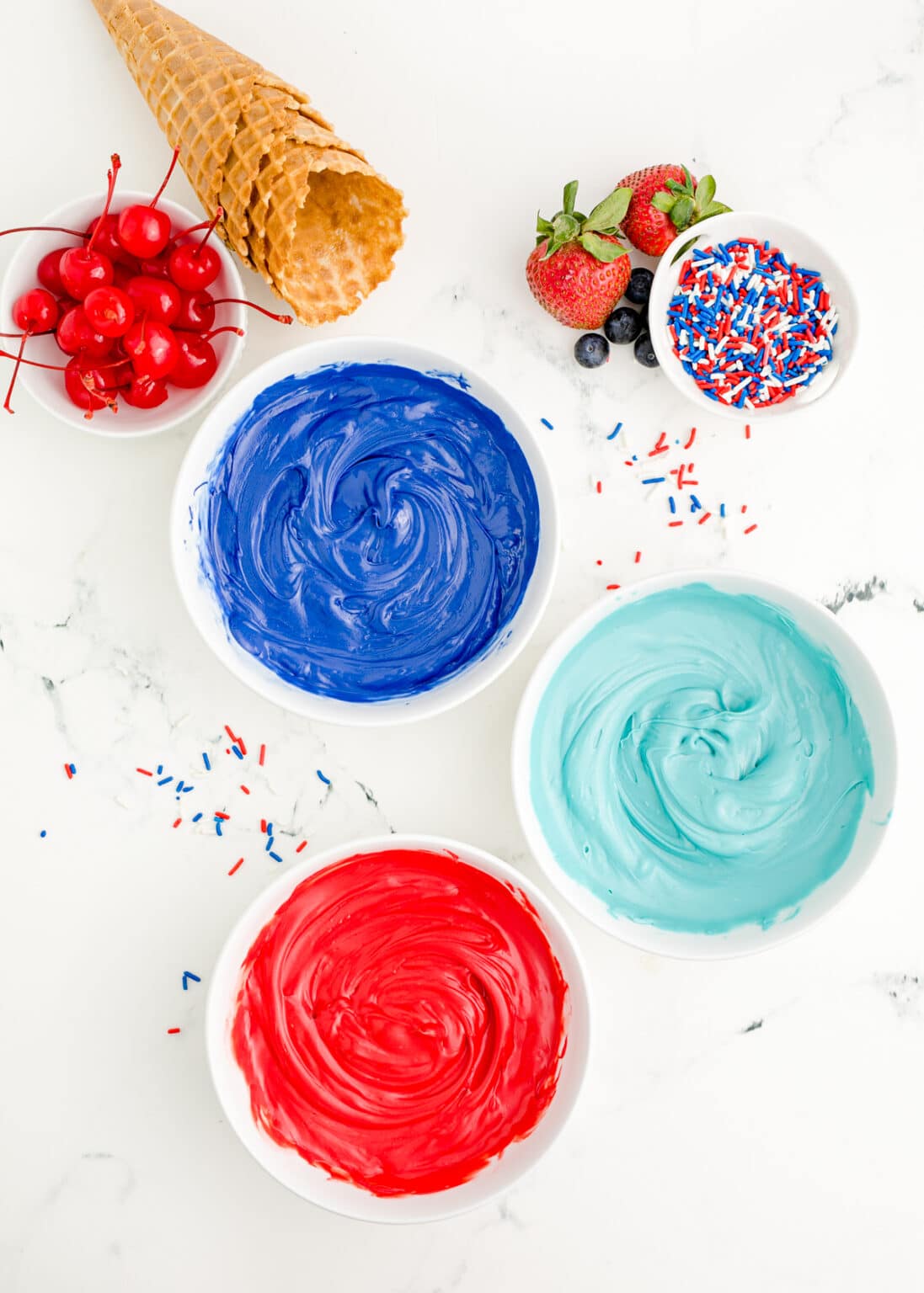 Fruit Filled Waffle Cones - Sweet Tea and Sprinkles