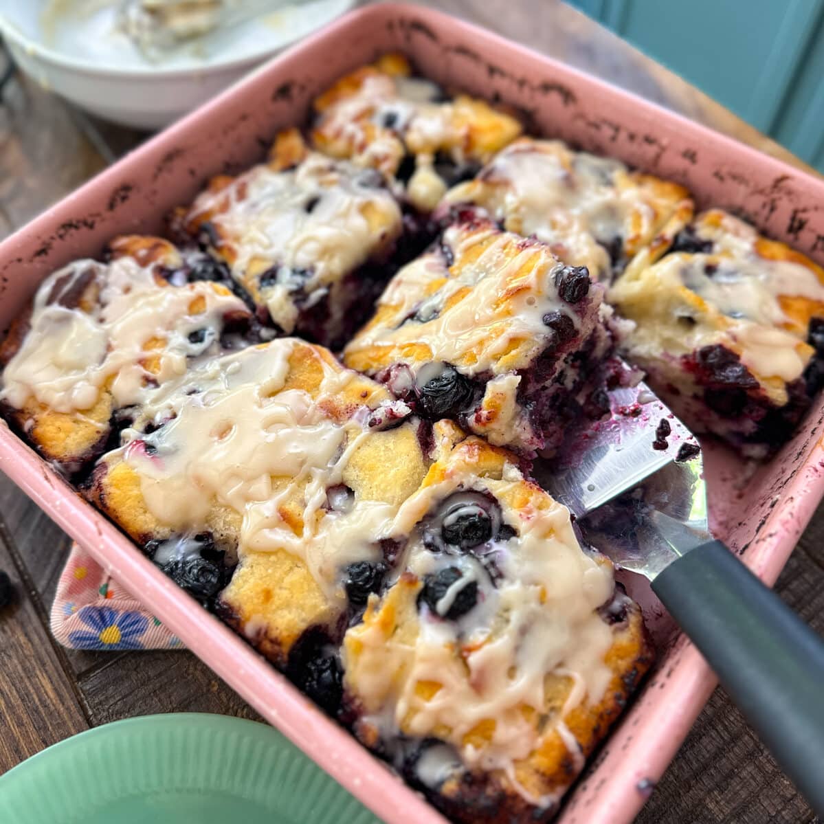Blueberry Butter Swim Biscuits - Sweet Tea and Sprinkles